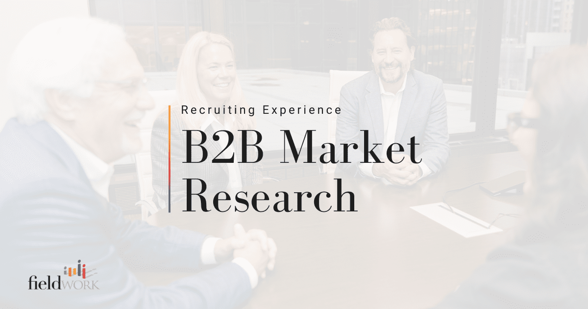 Recruiting Experience: B2B Research